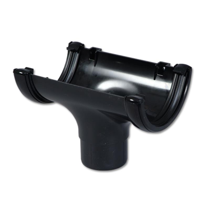 Black Half-Round Gutter Run Outlet | Suppliers of Gutters & Downpipes ...