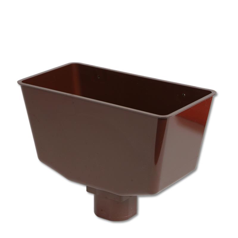 Brown Downpipe Hopper Head | Suppliers of Gutters & Downpipes | GAP Ltd